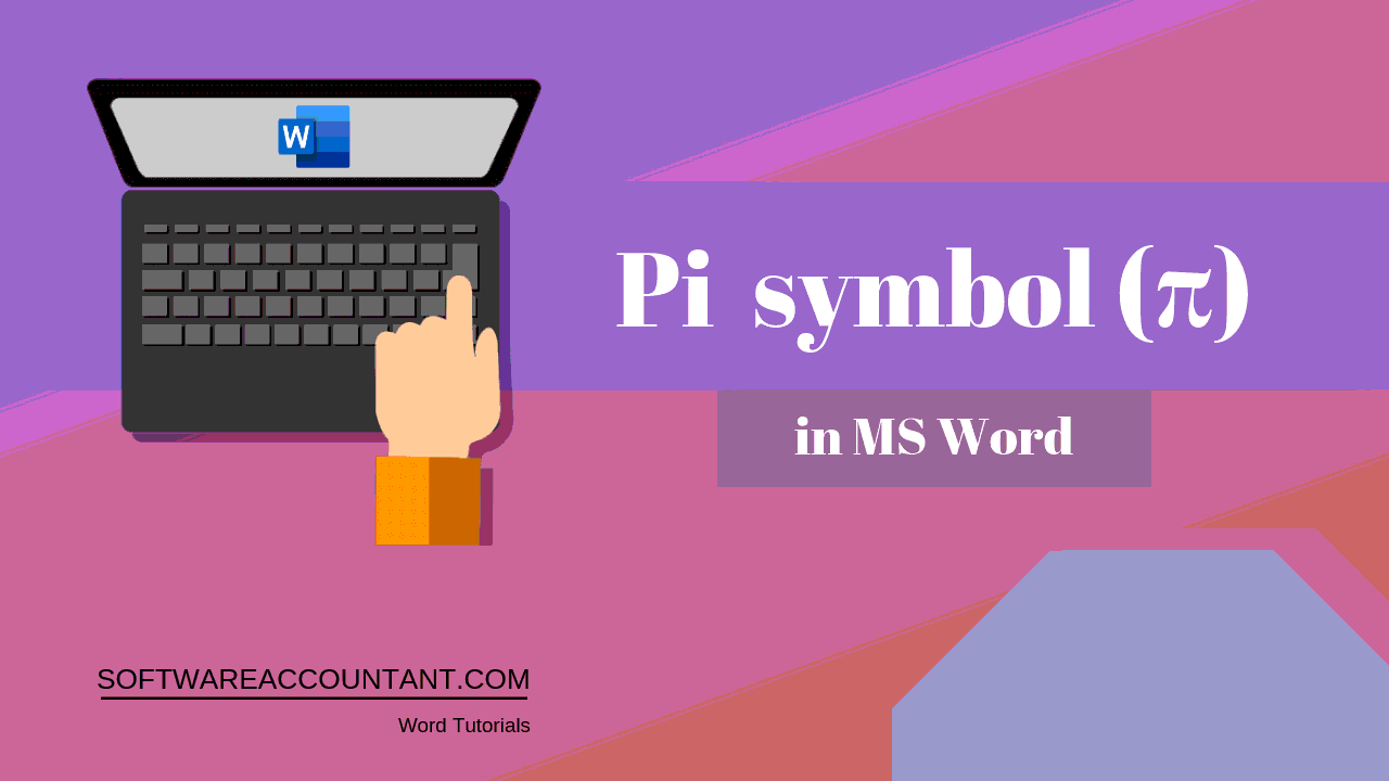 How To Type Pi Symbol In Word Excel On Keyboard Software Accountant