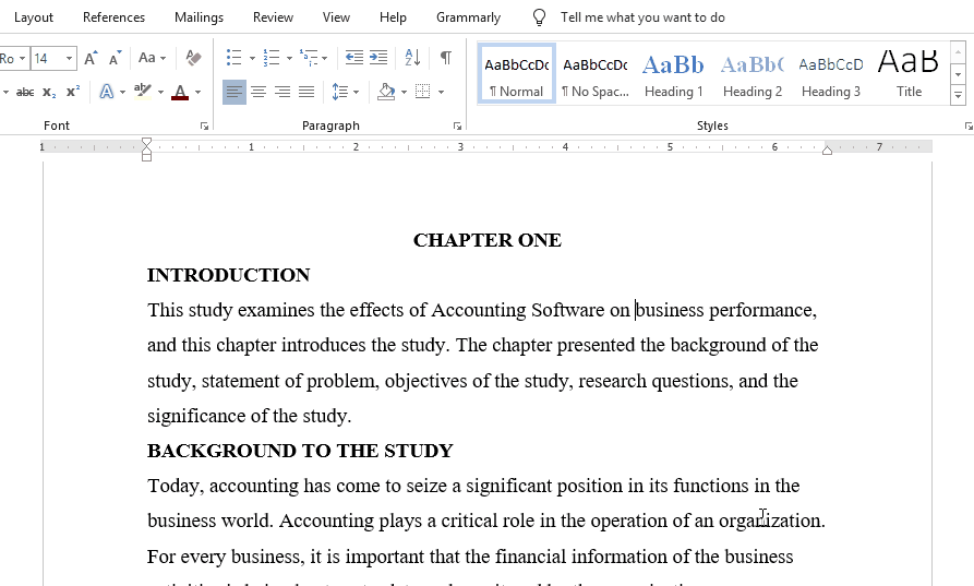 How To Make Table Of Content In Microsoft Word Software Accountant
