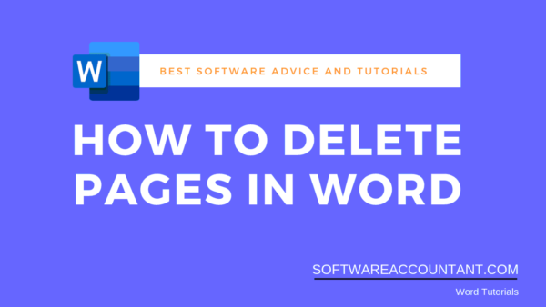 Delete Pages In Word Document 7 Easy Options Software Accountant