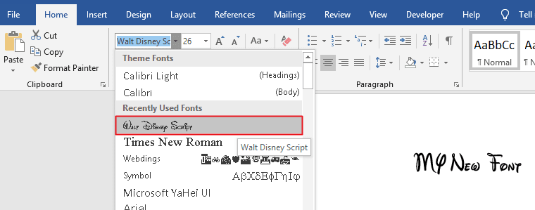 Fonts In MS Word Adding New Font Styles To Your List Software 