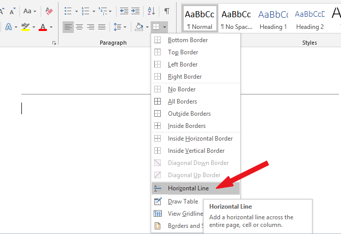 How To Insert A Horizontal Line In Word Software Accountant
