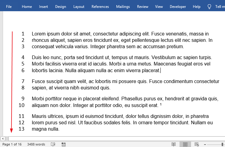 Line Numbering In Word Software Accountant
