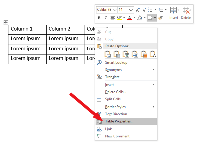  How To Center A Table In Word Software Accountant