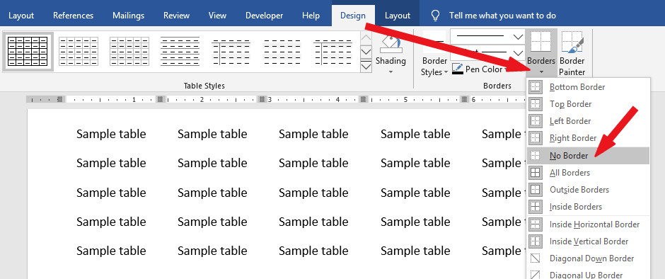 How To Hide Table Lines In Word Software Accountant