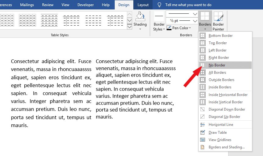 How To Split Page In Word Into Half Using Columns Software Accountant
