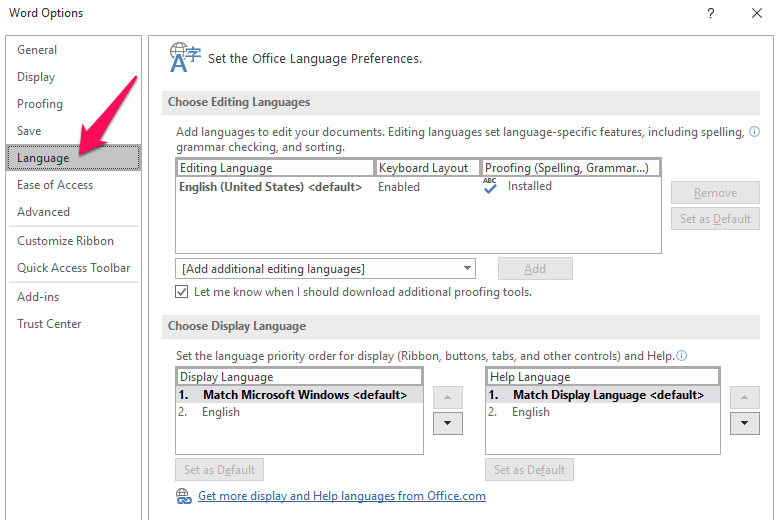 How To Change Spell Check Language In Word 365 Lifescienceglobal