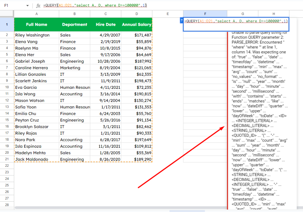 How to Use Google Sheets QUERY Function (11 Examples) - 2024 How to Use Google Sheets QUERY Function (11 Examples) - 2024